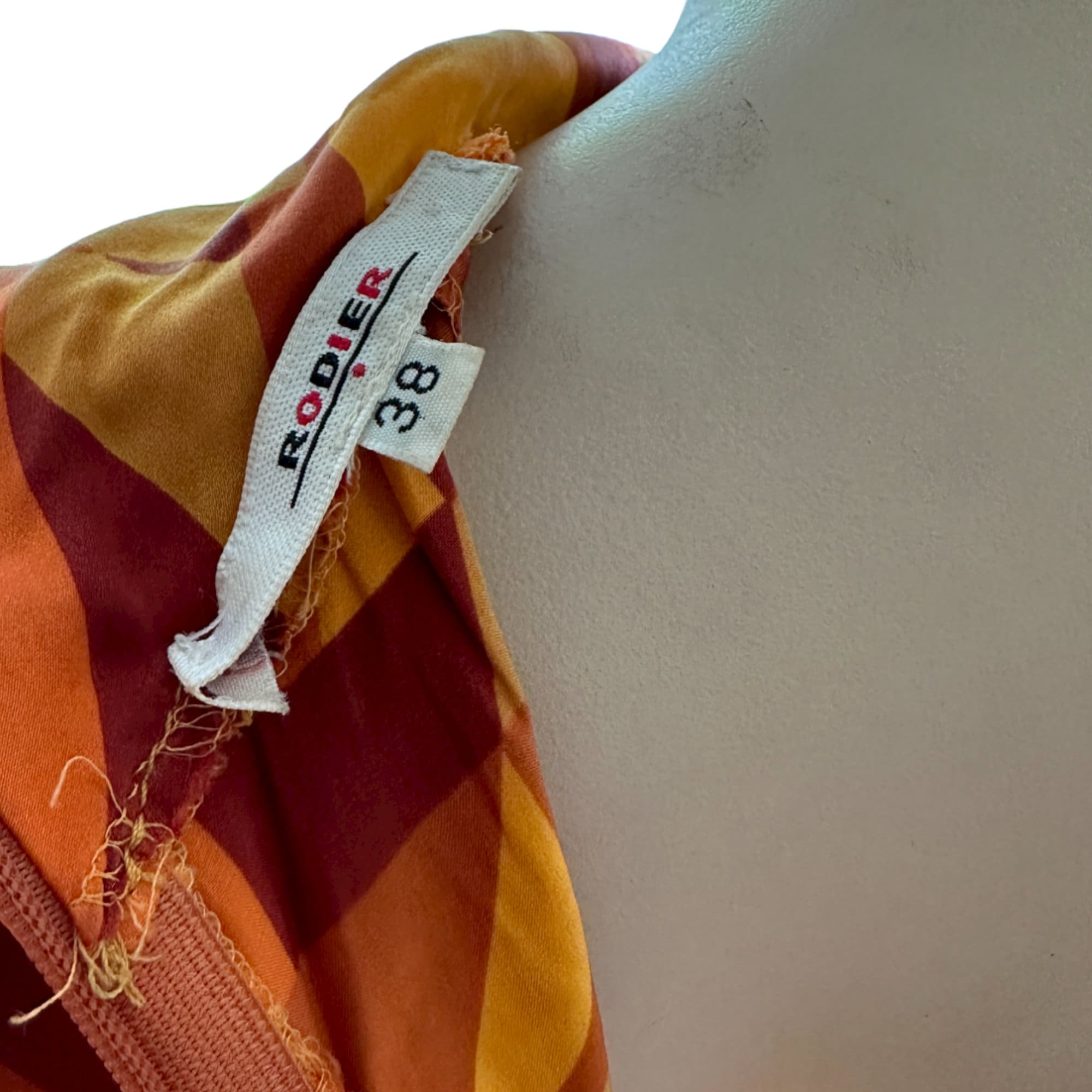 RODIER French Vintage Designer 90s Y2k Silk Groovy Halter Top - Etsy