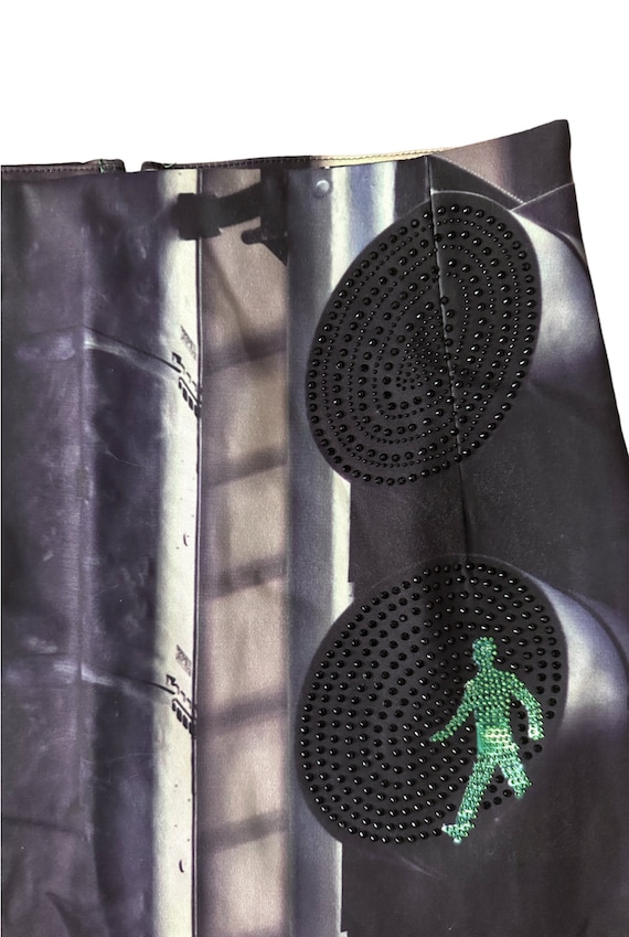 Vintage 90s y2k Rare Photography Traffic Light Print … - Gem