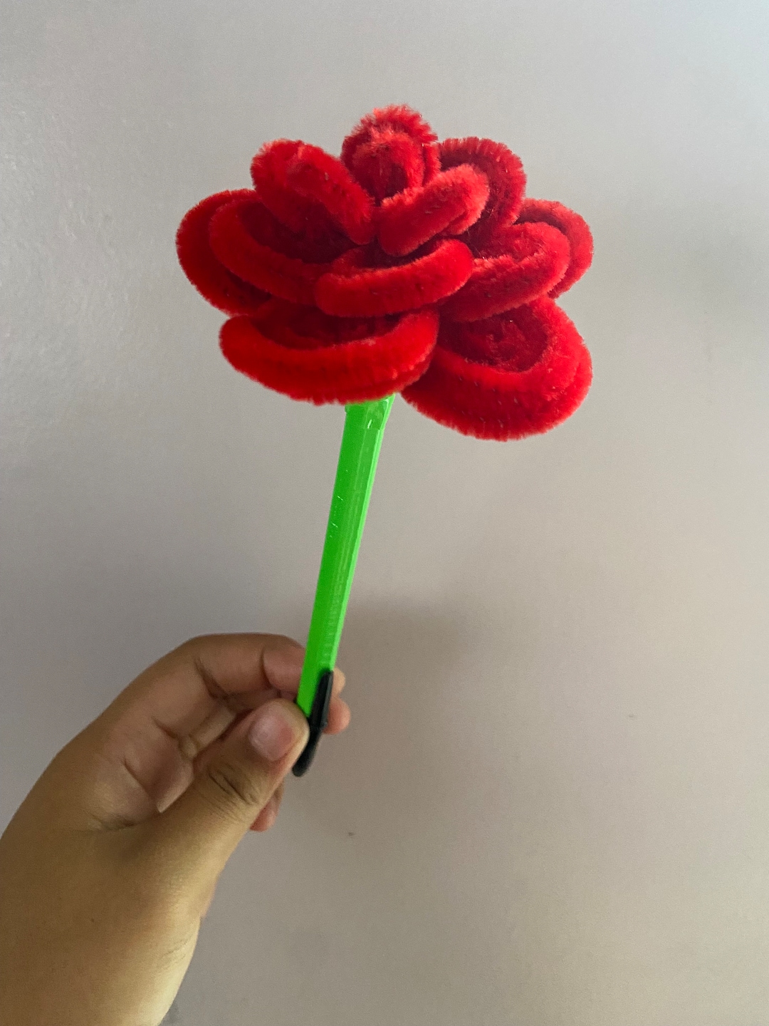 Rose Pipe Cleaner Pen - Etsy