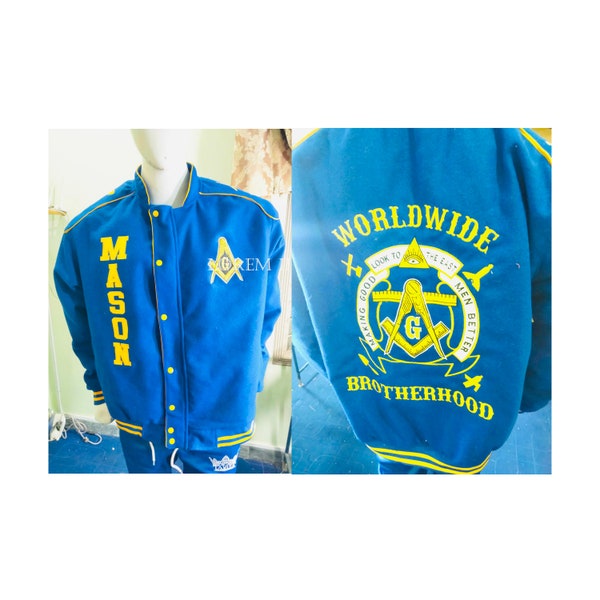 Masonic Varsity Jacket - Etsy