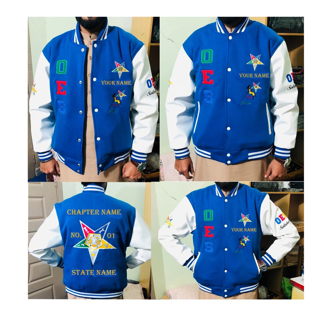 Customised Jacket Oes Order of the Eastern Star Varsity - Etsy
