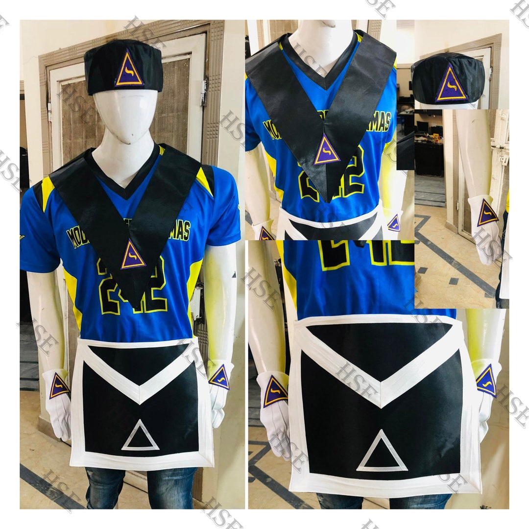 LOP Apron With Collar ,gloves and Crown, Lodge of Perfection Set's-hse ...