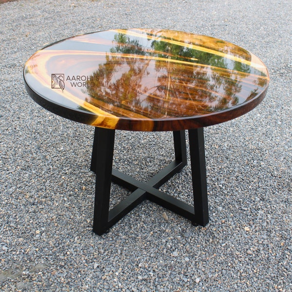 Round Epoxy Table - Etsy