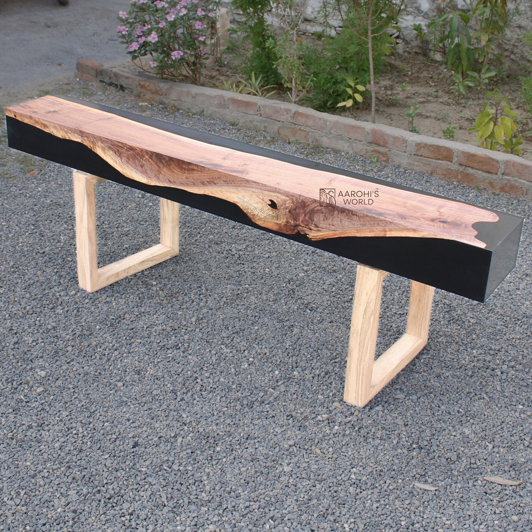 Fireplace Mantel of Walnut Wood and Epoxy Resin, Made to Order - Etsy