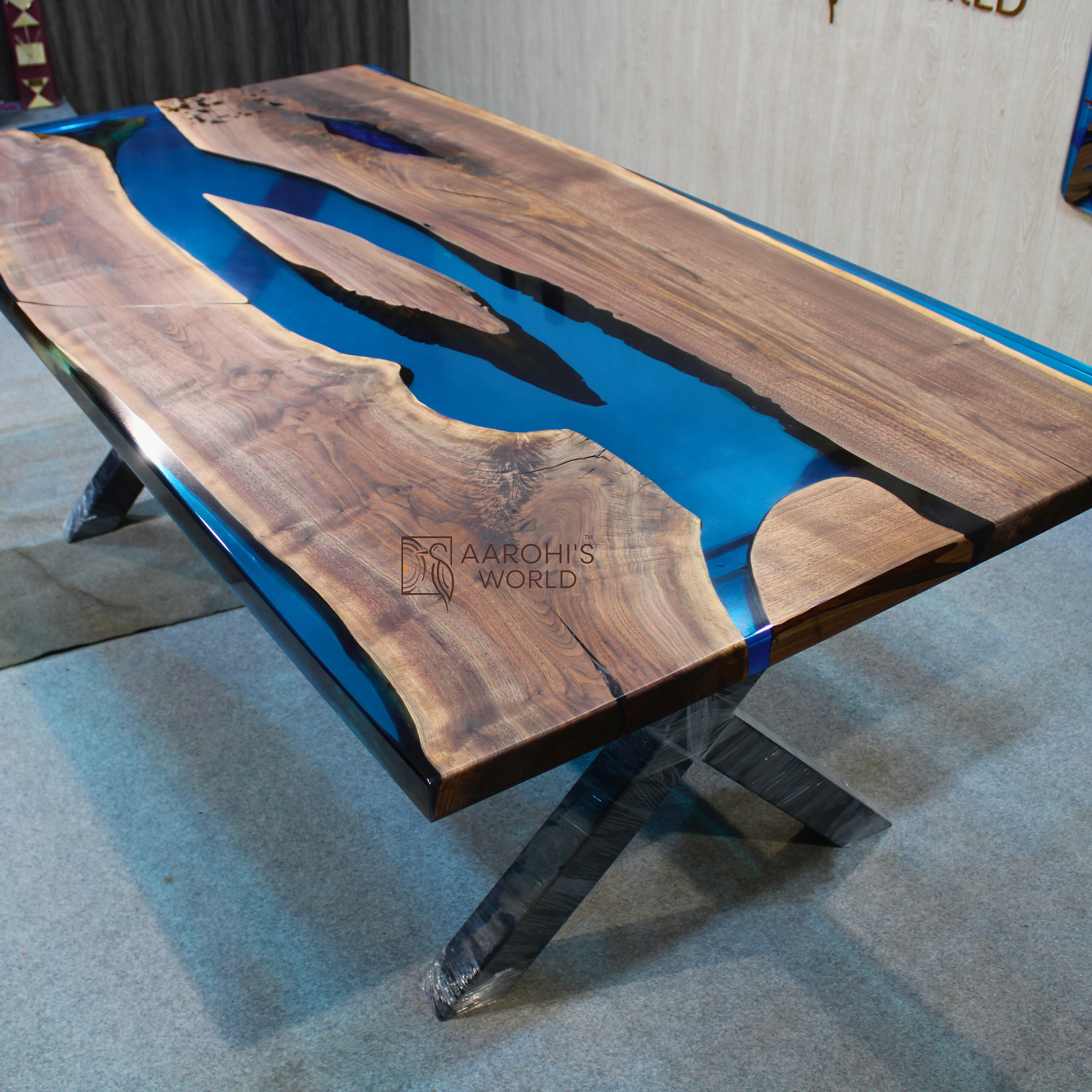 Made to Order Epoxy Resin Table Dinning Room Table Wood Dinning Table ...