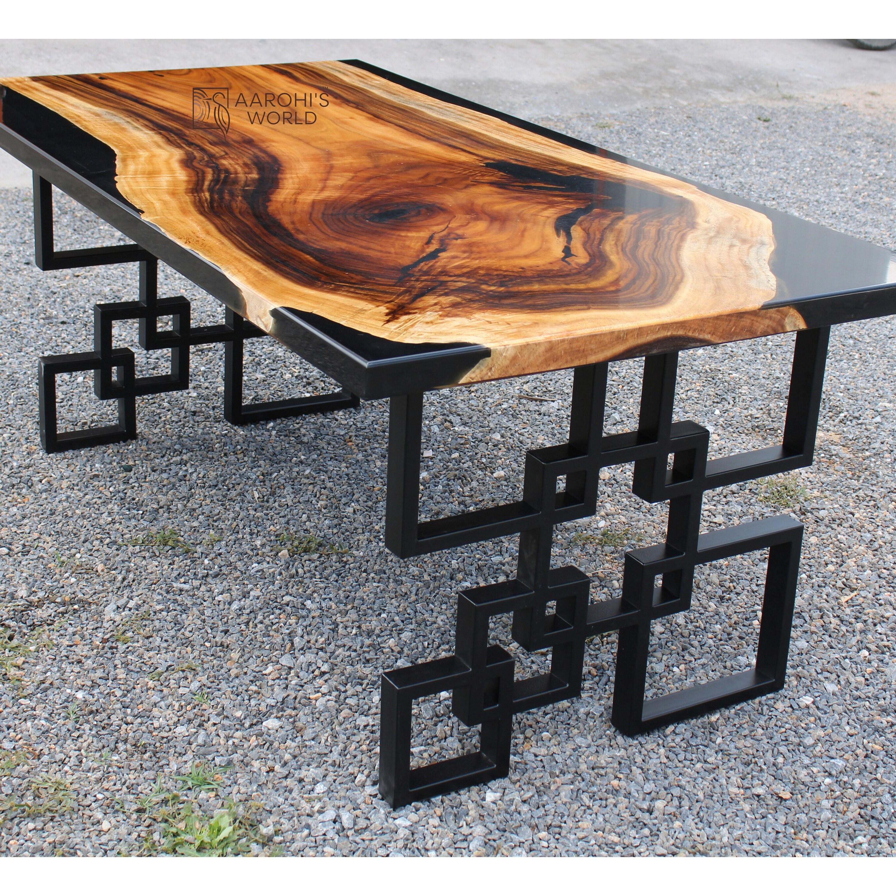 Made to Order Epoxy Resin Table Conference Room Table Wood Dinning ...