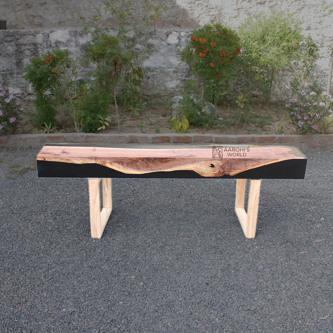 Fireplace Mantel of Walnut Wood and Epoxy Resin, Made to Order - Etsy