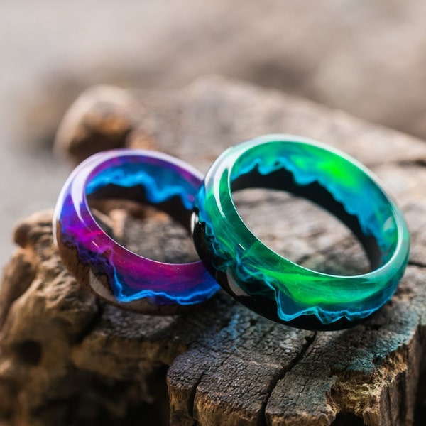 Resin Rings - Etsy