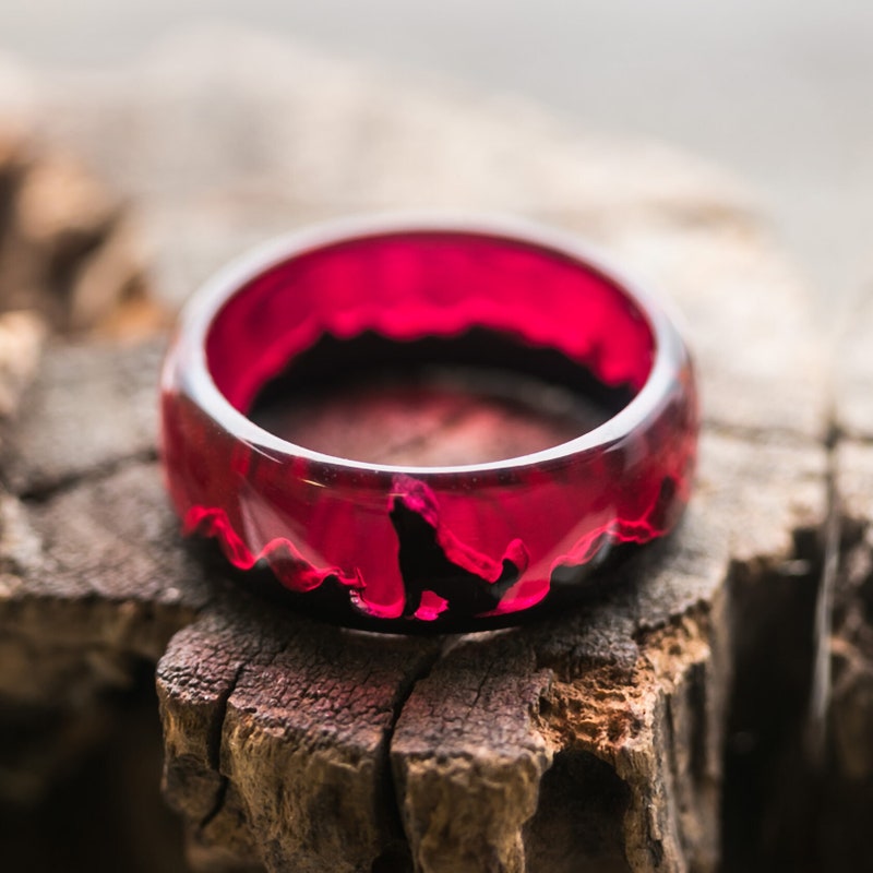 Wolf Ring Men - Etsy