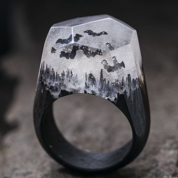 Bat Ring - Etsy