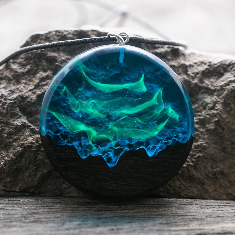 Resin Pendant - Etsy