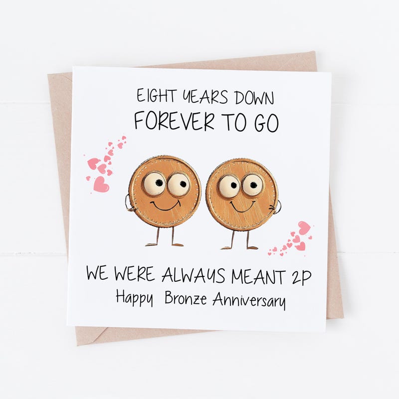 Anniversary Cards Her - Etsy UK