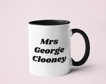 George Clooney Mug - Etsy