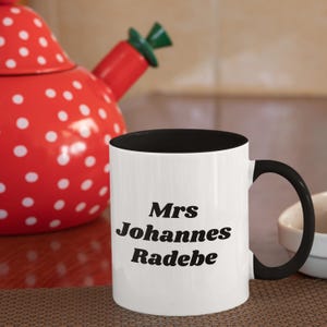 Mrs Johannes Radebe Celebrity Crush Mug | Celeb Wife Mug | Gift for Her ...