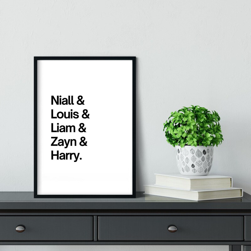 One Direction Poster - Etsy UK