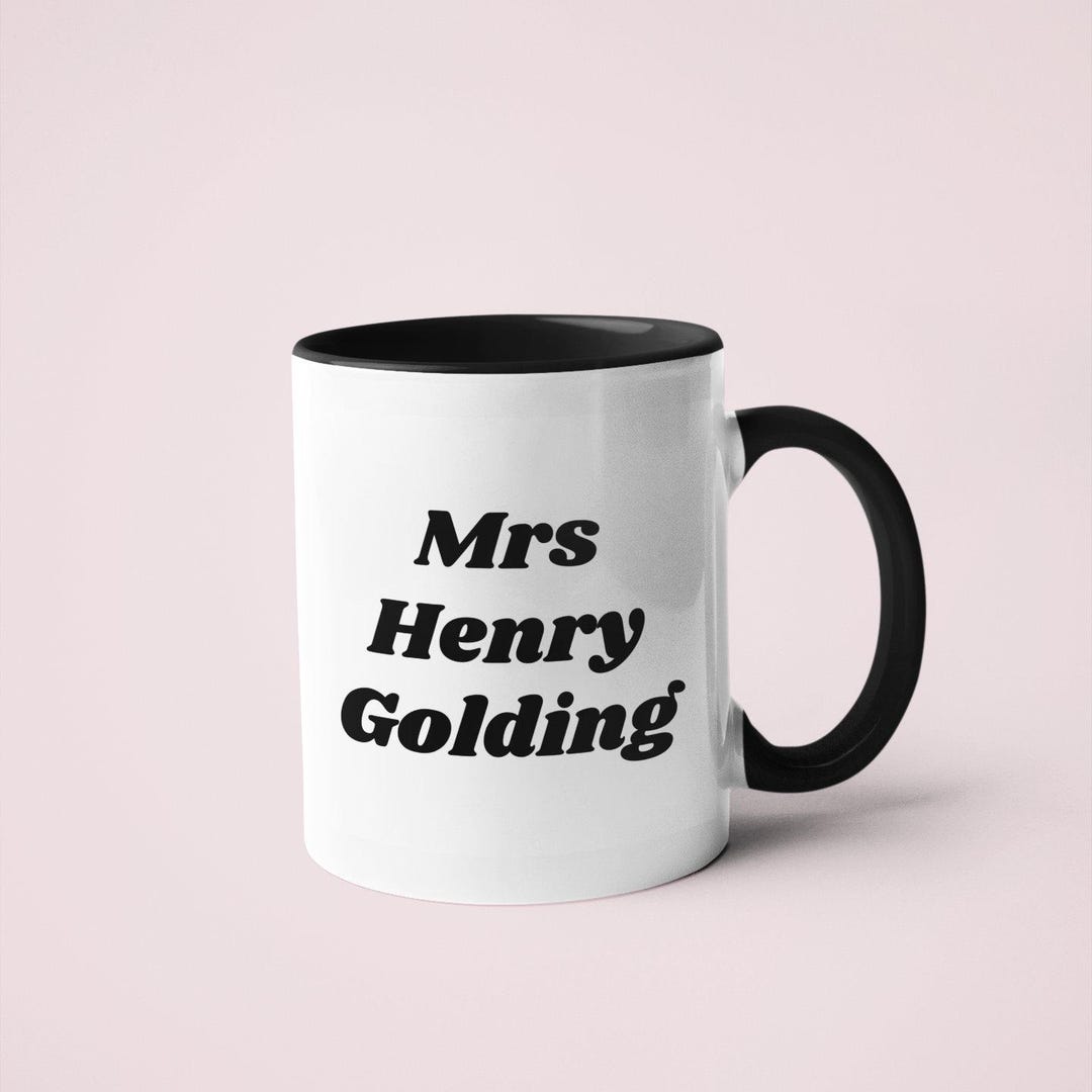 Mrs Henry Golding Celebrity Crush Mug | Celeb Wife Mug | Gift for Her ...
