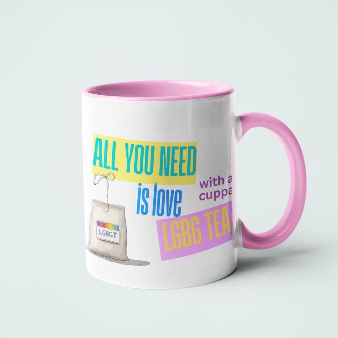 Lgbtea Mug / Funny Pride Gift / LGBT Flag Colours / Tea Lover Gift for ...