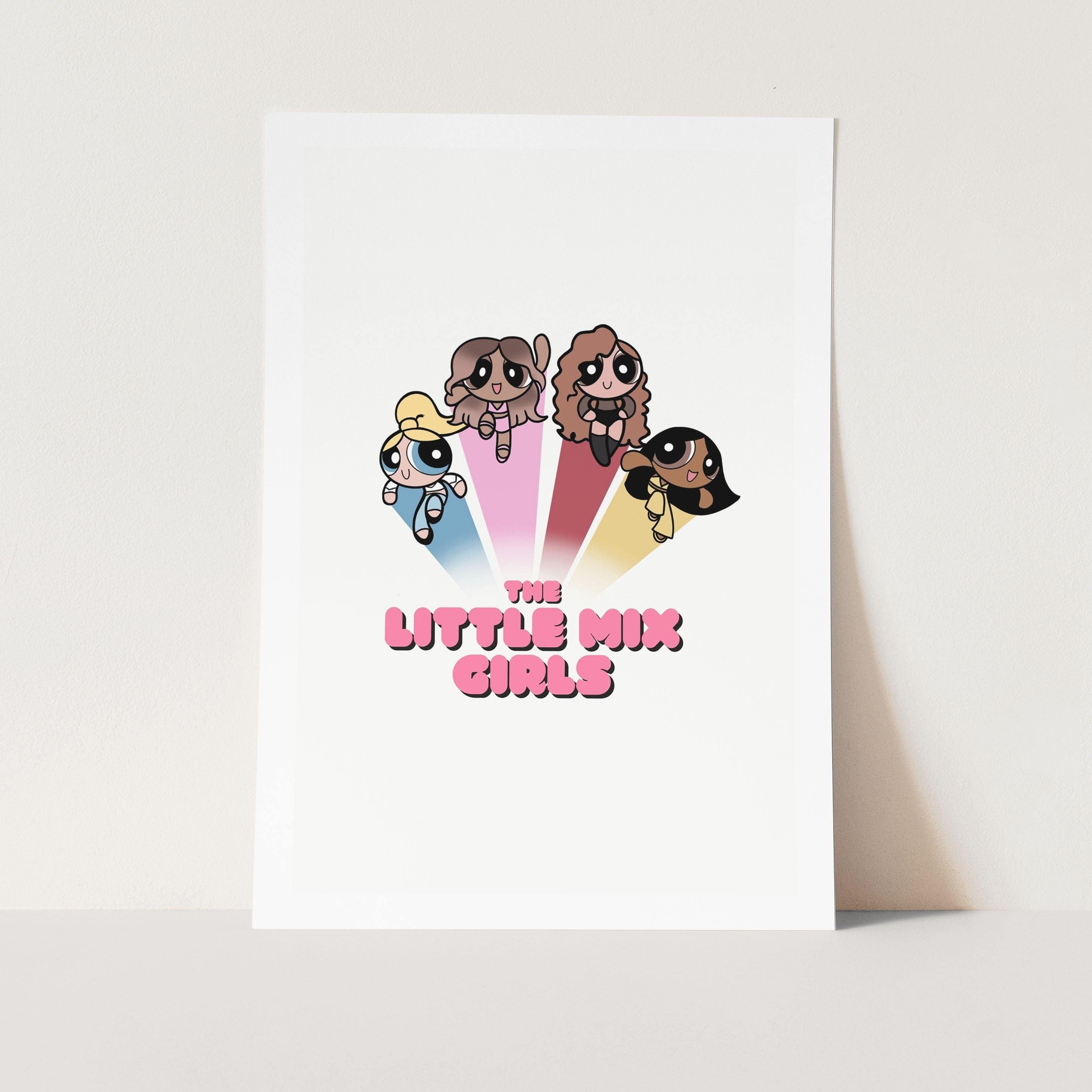 Little Mix Poster Powerpuff Wall Art the Powerpuff Little - Etsy UK