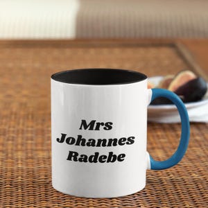 Mrs Johannes Radebe Celebrity Crush Mug | Celeb Wife Mug | Gift for Her ...