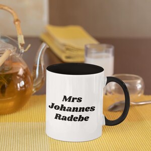Mrs Johannes Radebe Celebrity Crush Mug | Celeb Wife Mug | Gift for Her ...