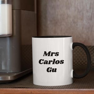 Mrs Carlos Gu Celebrity Crush Mug | Celeb Wife Mug | Gift for Her ...