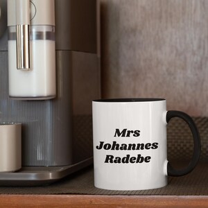 Mrs Johannes Radebe Celebrity Crush Mug | Celeb Wife Mug | Gift for Her ...