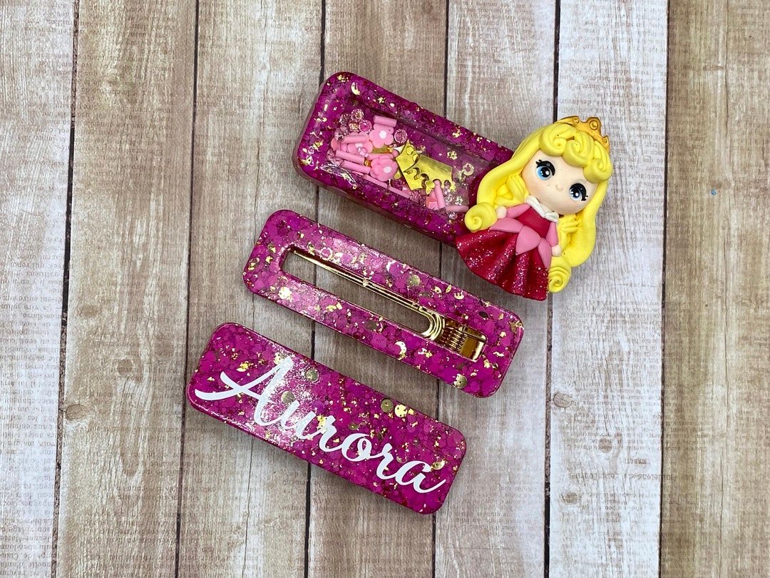 Princess Shaker Resin Clips - Etsy