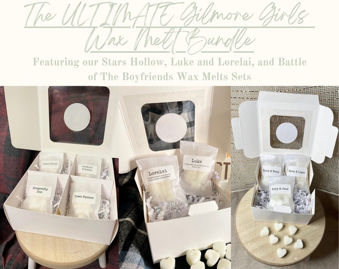 ULTIMATE Bundle of Gilmore Girls Wax Melt Sets | Stars Hollow | Luke ...