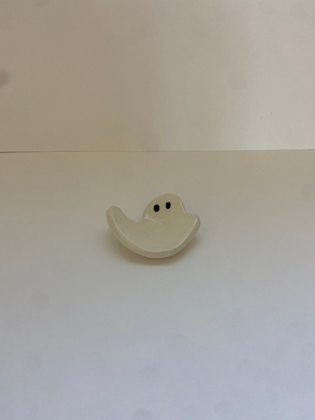 White Ceramic Ghost Spoon Holders - Etsy