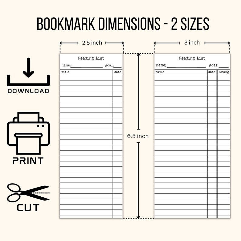 Library Card Style Reading Tracker Bookmark Multipack - Plain & Vintage ...