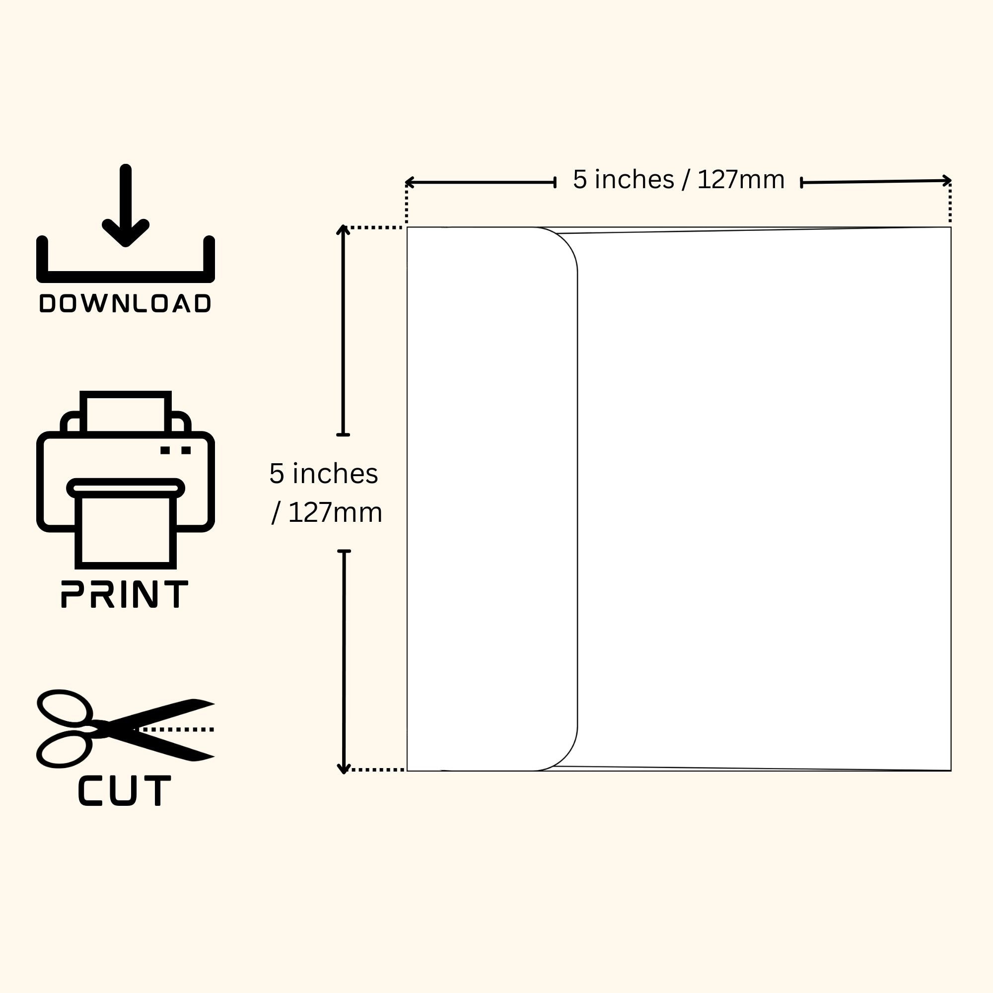 Powerpoint Envelope Templates Bundle - for 3 Sizes of Greeting Card ...