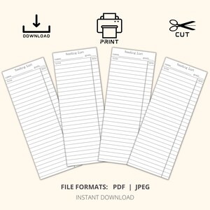 Library Card Style Yearly Reading Tracker Bookmark – Printable 2.5"x6.5 ...