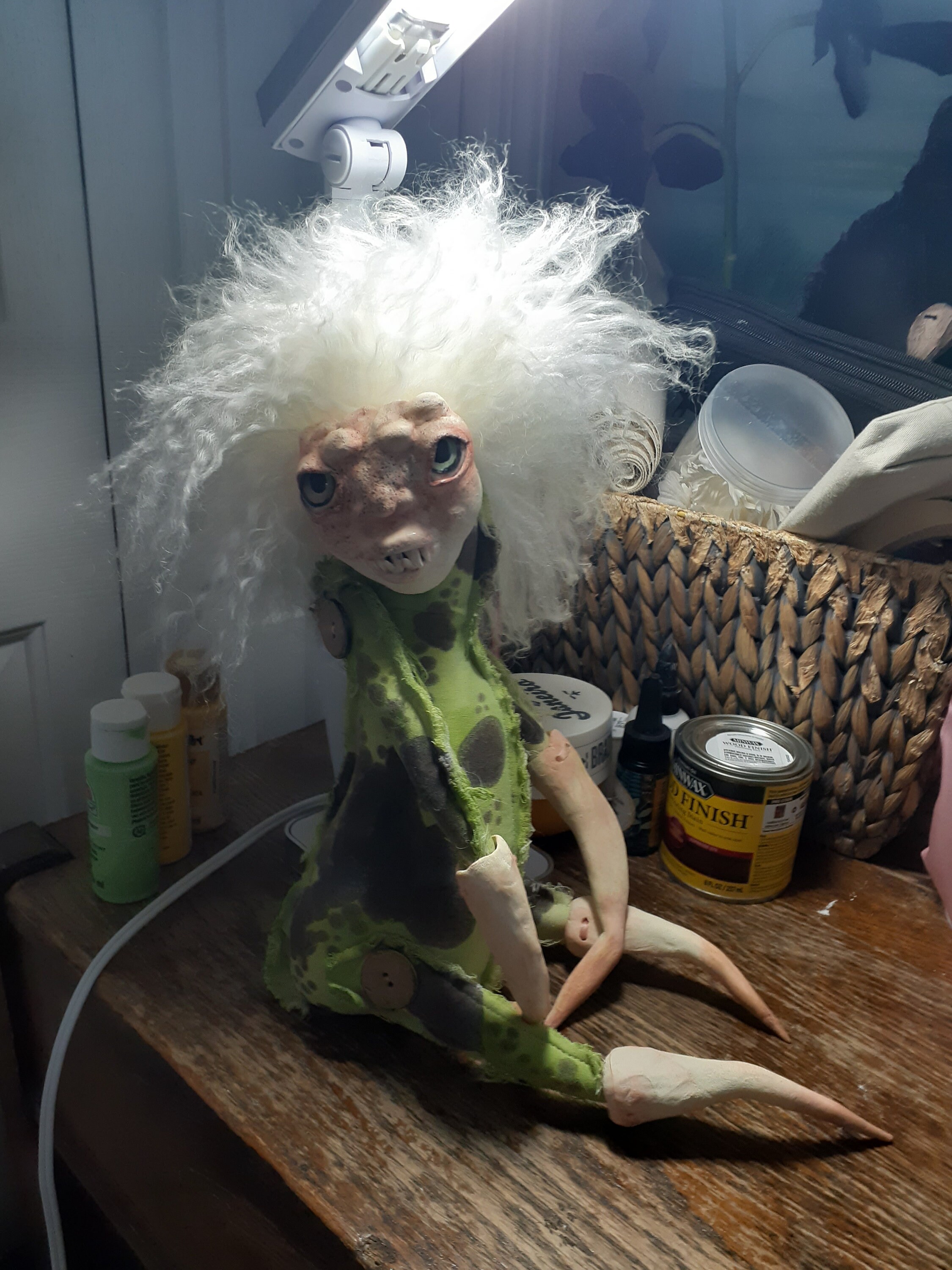 Goblin Doll, Special Gift , Goblincore,creepy/cute, Fantasy Doll, OOAK ...