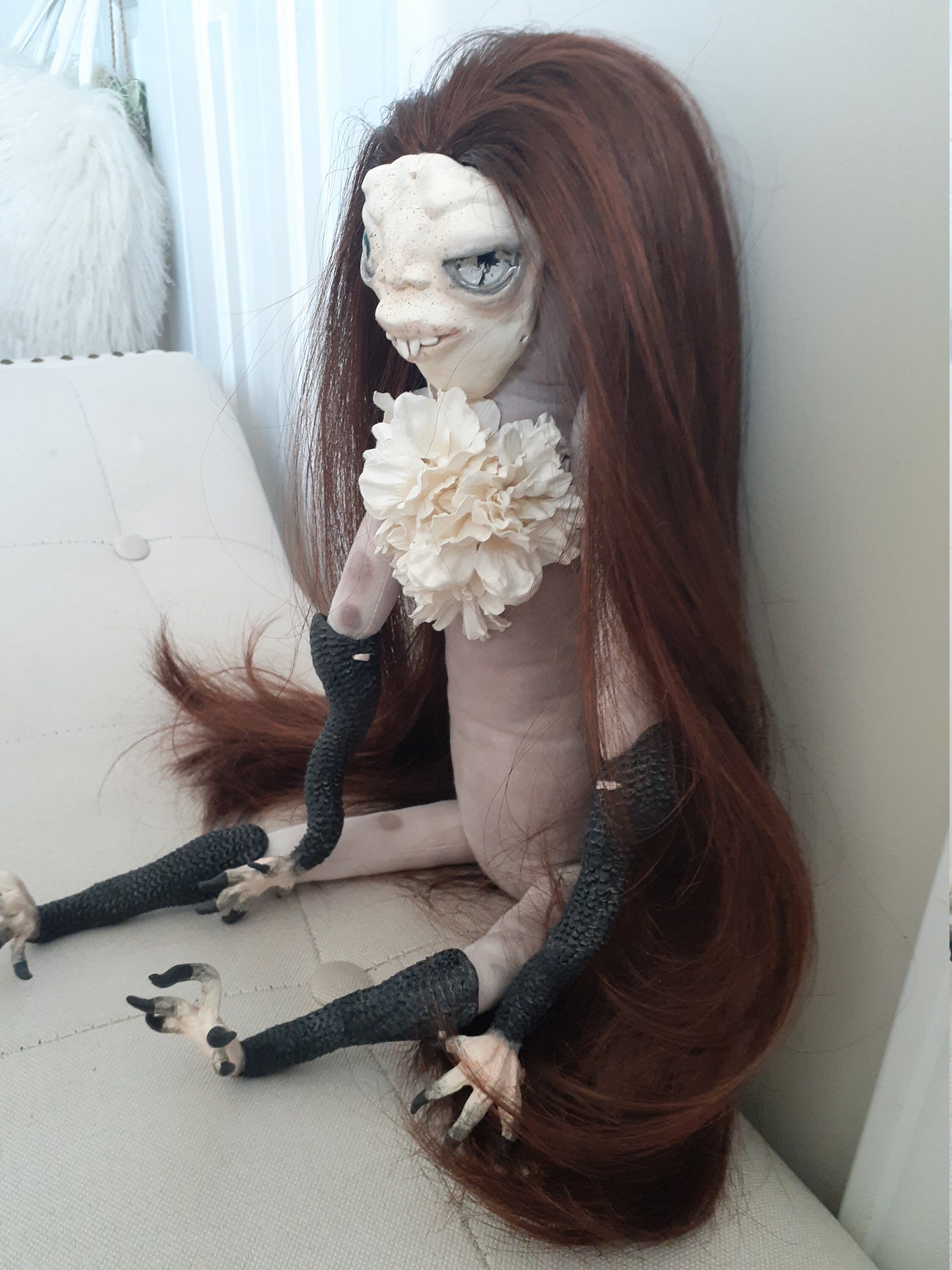 Creepy Cute Rango Inspired Art Doll Fantasy Dolls Textile - Etsy Australia