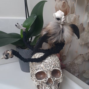 Creepy Cute Posable Goblincore Halloween Doll, Halloween Decor, Scary ...