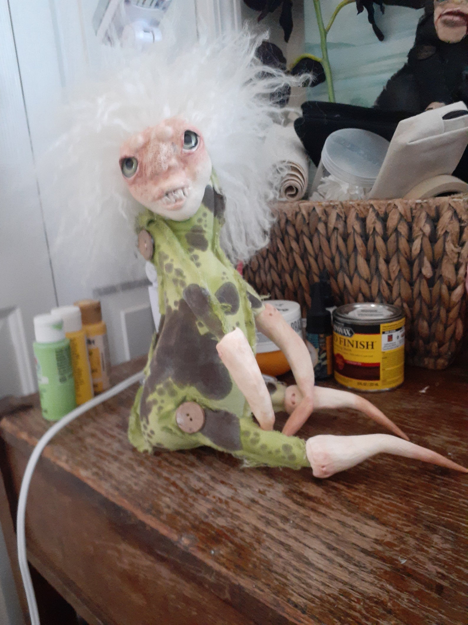 Goblin Doll, Special Gift , Goblincore,creepy/cute, Fantasy Doll, OOAK ...