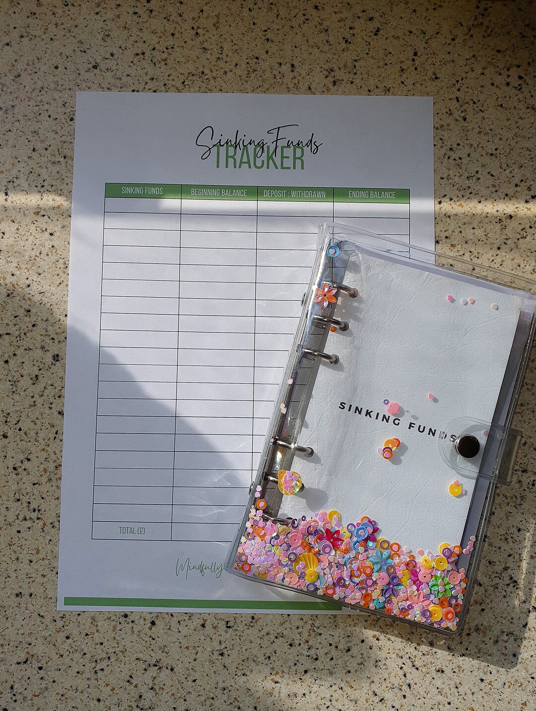 Sinking Fund Printable Sheet - Etsy