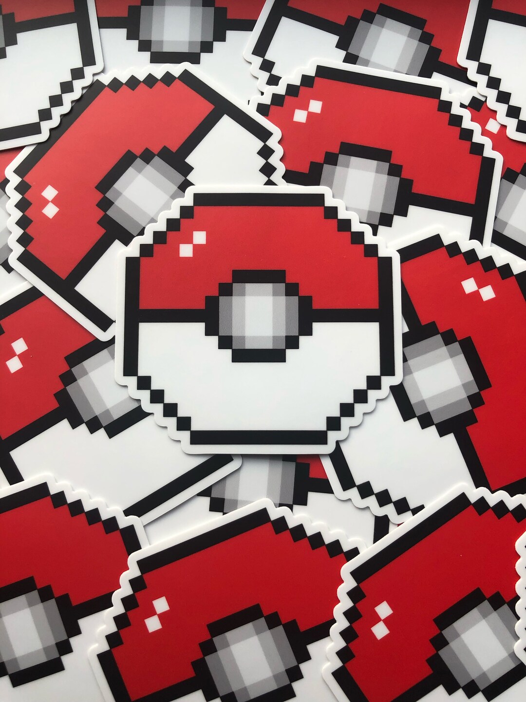 Pokeball Sticker, Pokemon Sticker, Gaming Sticker, Gifts for Him, Gifts ...