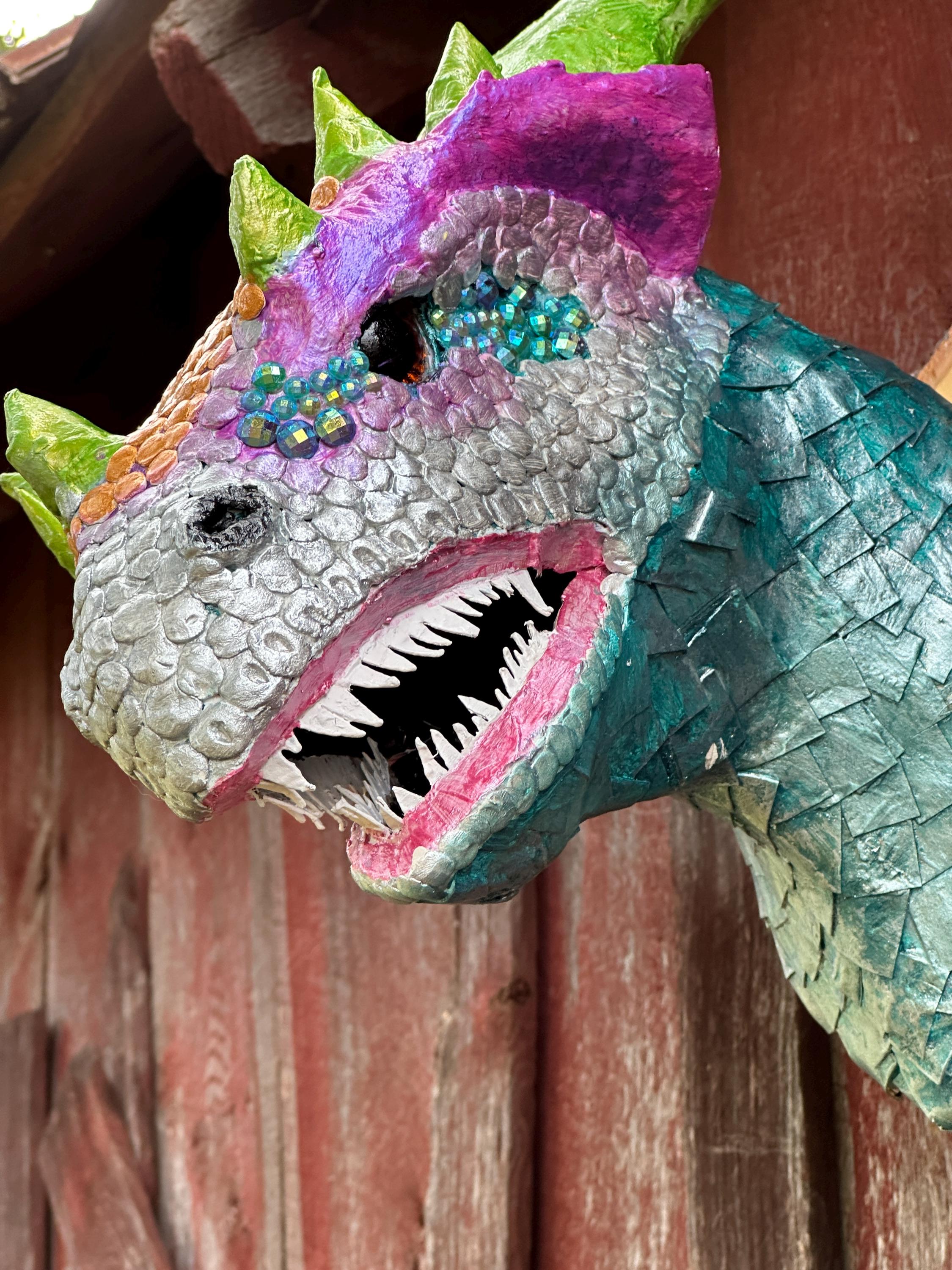 Dragon Sheila, Faux Taxidermy, Faux Dragon, Fantasy Dragon, Decorations ...