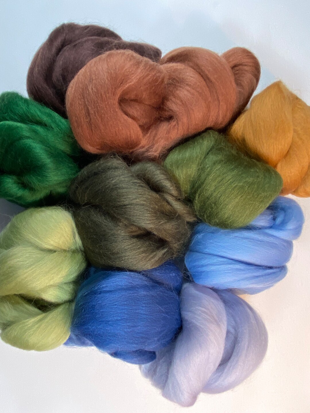 COUNTRY GARDEN 250g Theme Collection, Wool Packs, Dyed Wool, Color ...
