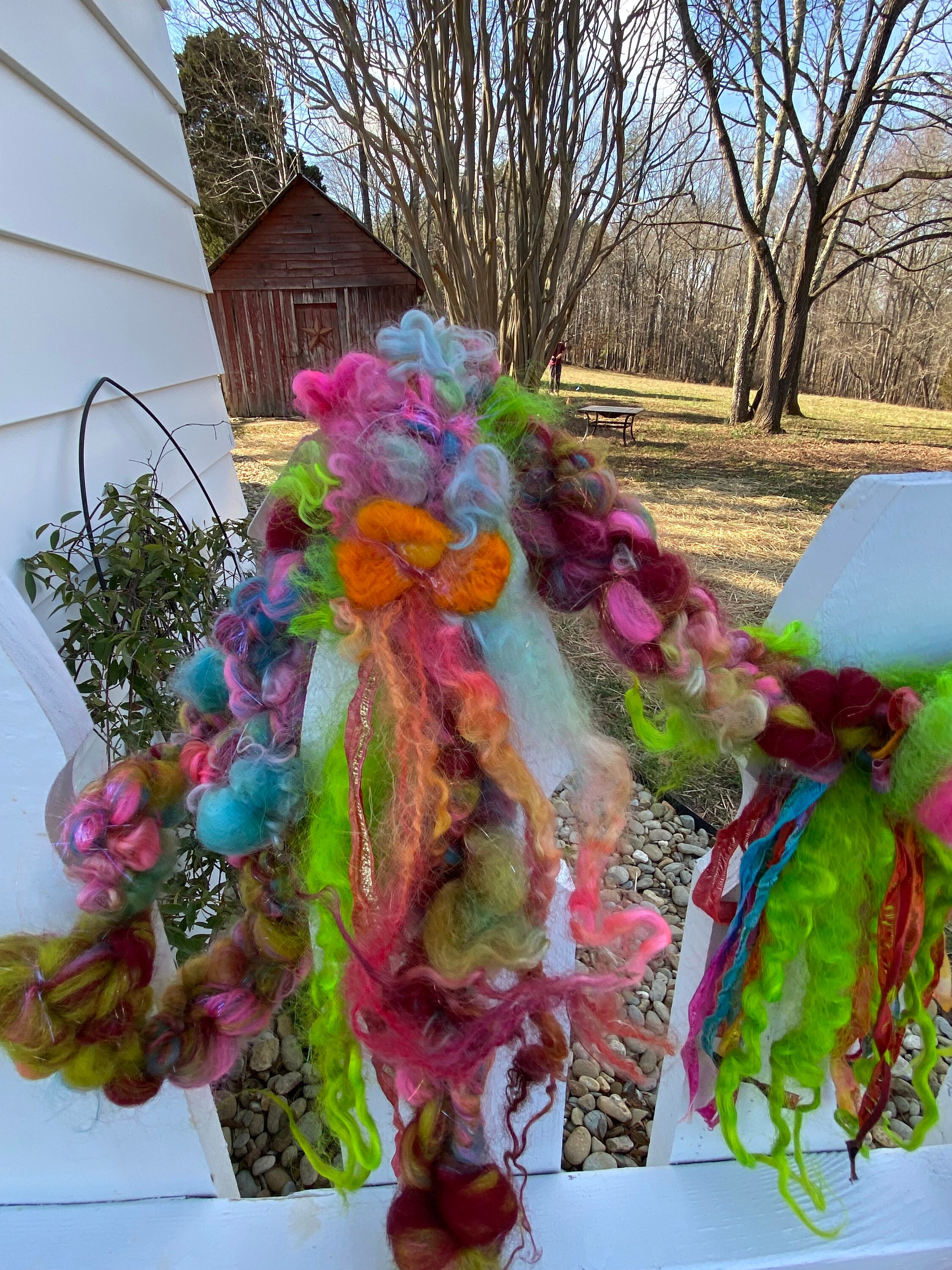 Wool Scarves THE FLIRT , Fairy Scarves, Knit Scarf, Handmade Scarves, 3 ...