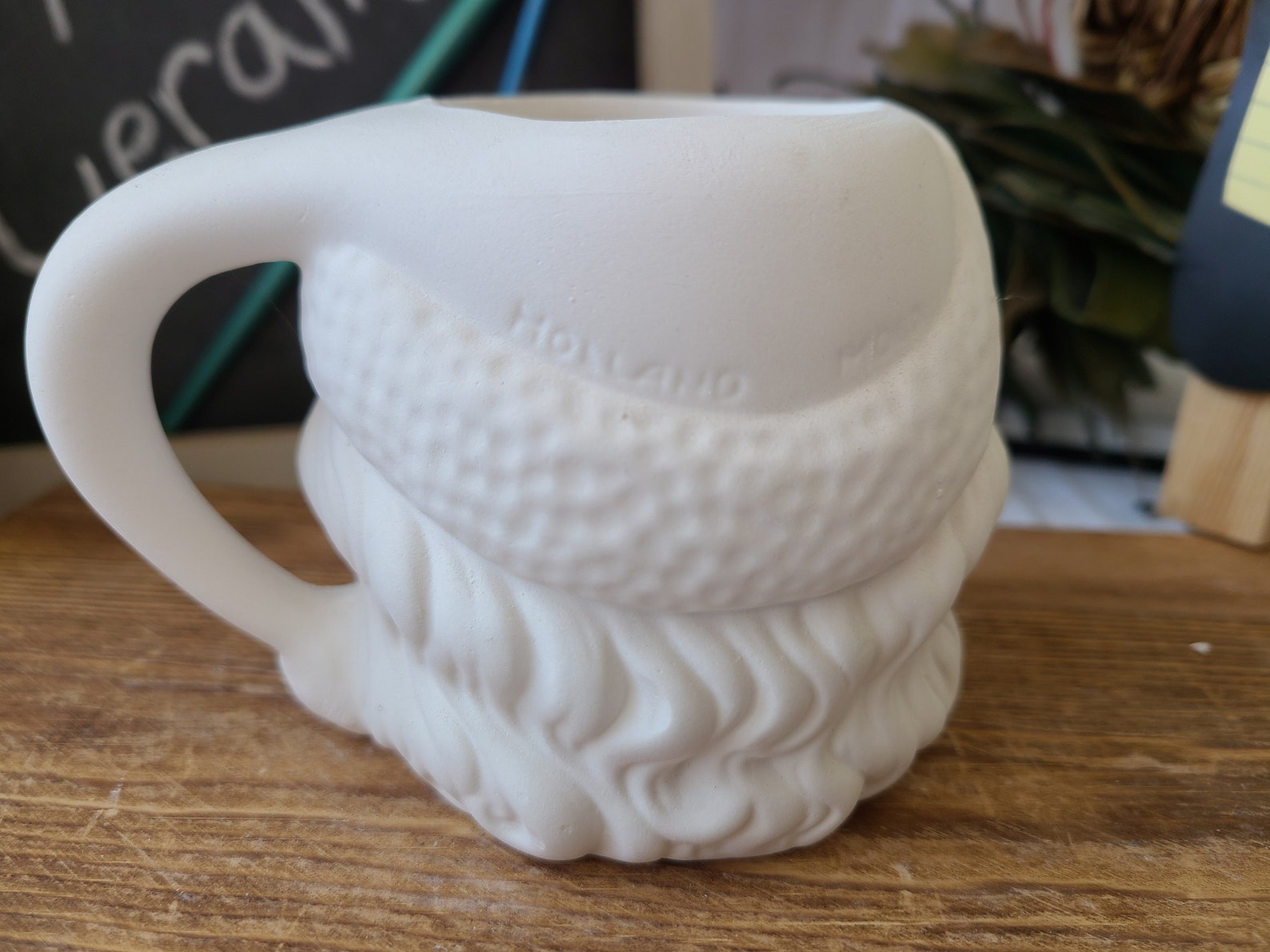 Christmas Santa Mug Quality Ceramic Bisque Ready to Paint DIY Project ...