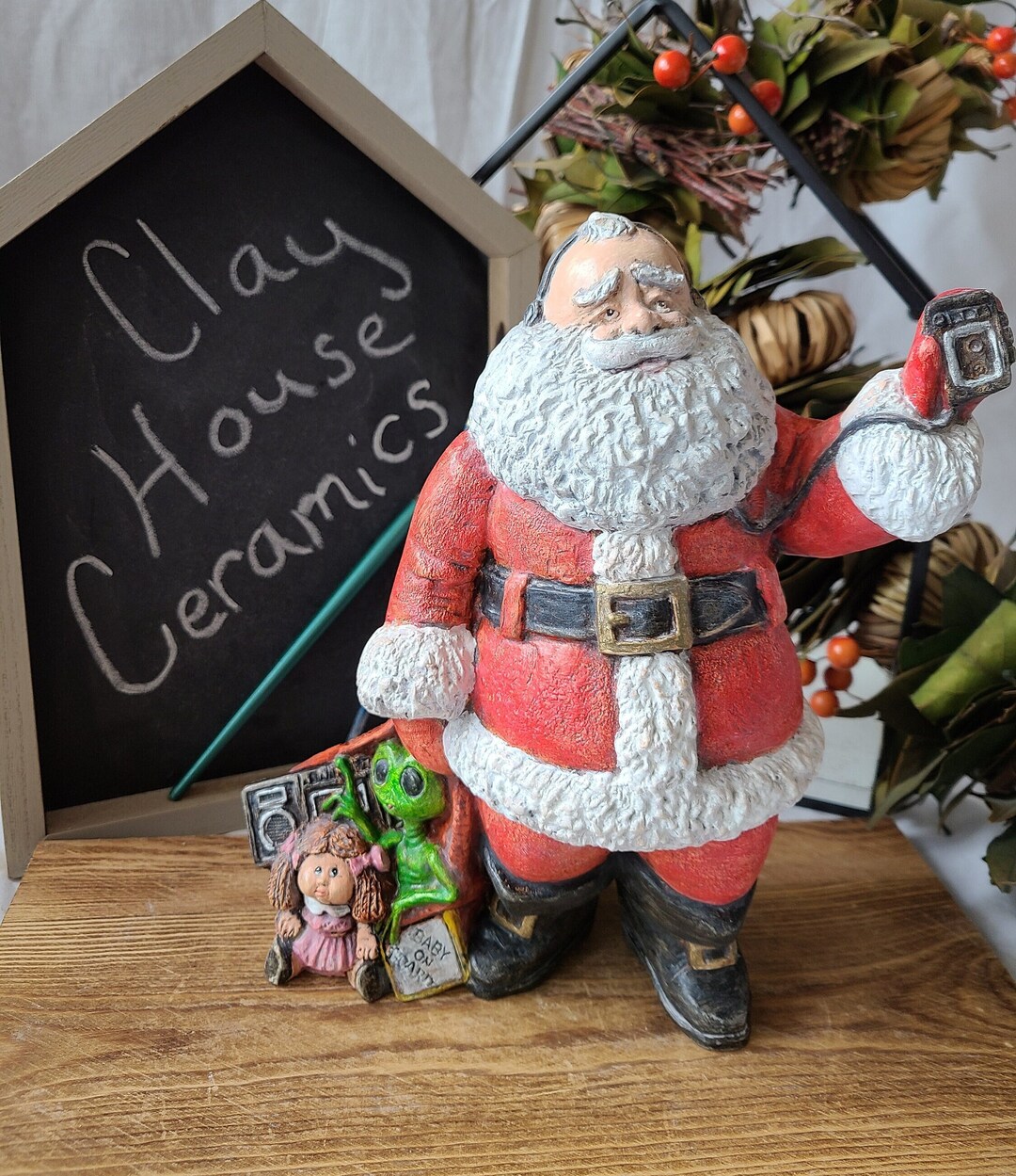 Christmas Santa From 90's - One-of-a-kind - Unique Handmade Quality ...