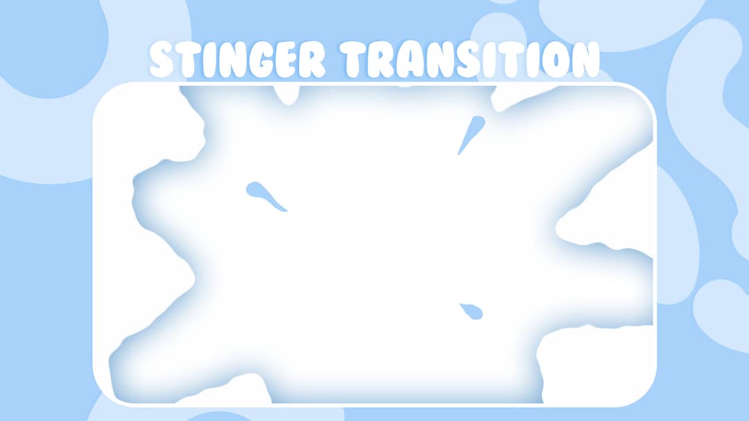 Twitch Stinger Transition - Splash - Etsy