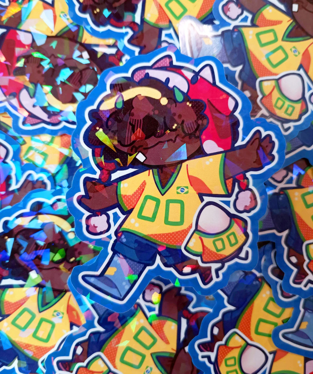 QSMP Holographic Richarlyson Sticker - Etsy