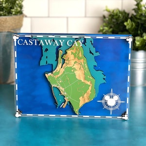 Disney Castaway Cay Map Sign Disney Cruise Line Castaway Cay Keepsake ...