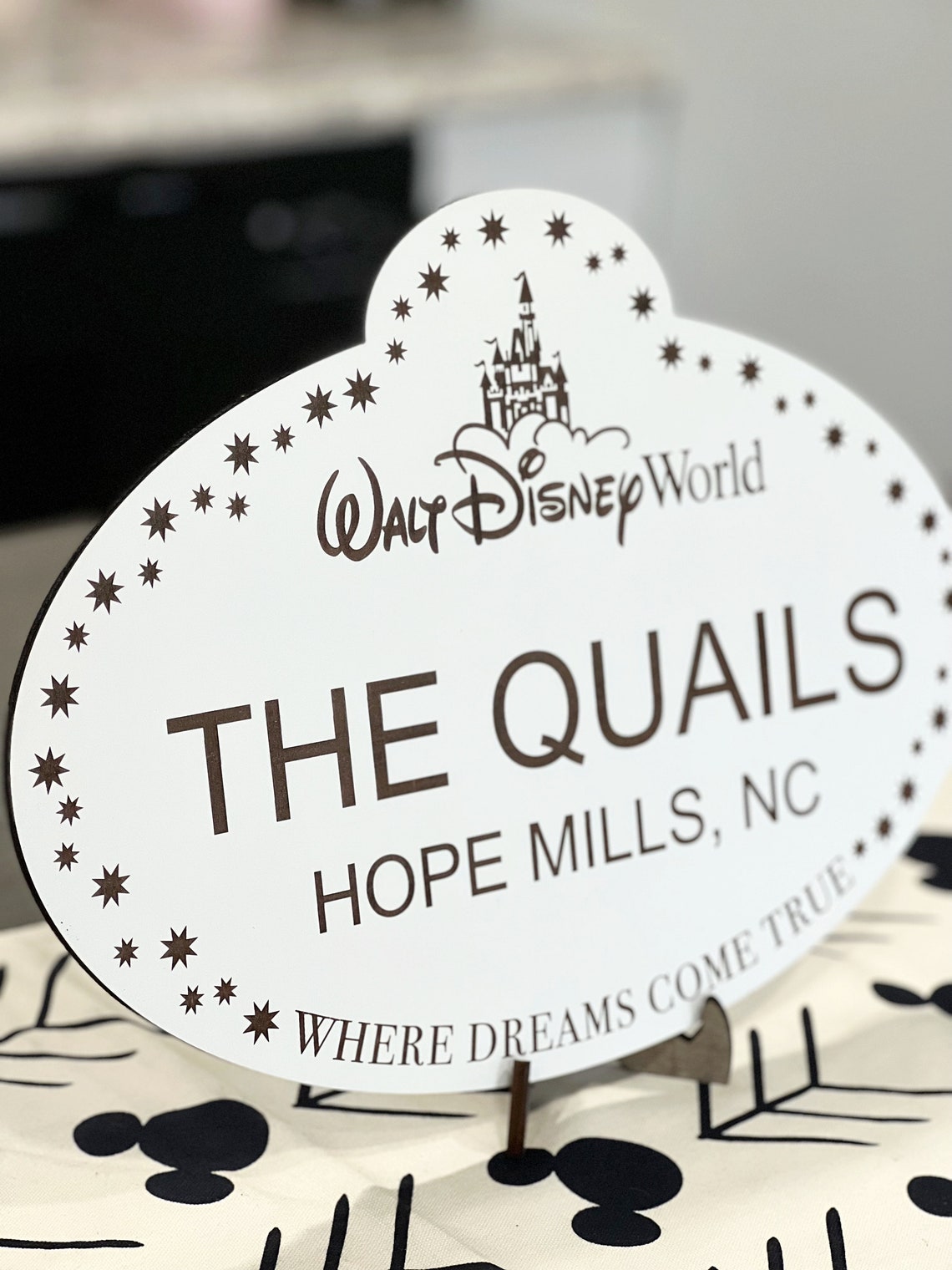 Personalized Walt Disney World Cast Member Badge Sign - Etsy