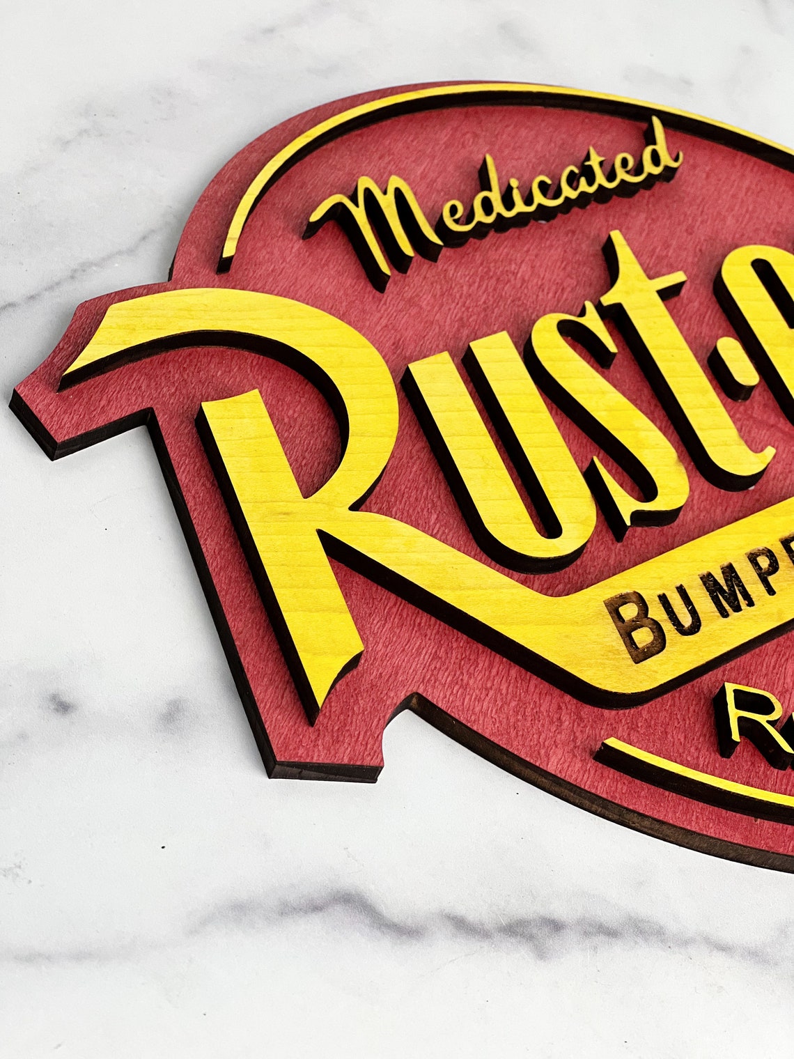 Disney Pixar Cars Inspired Rust-eze Sign - Etsy