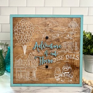 Disney Pixar up Adventure is Out There Map Sign Paradise Falls Map - Etsy