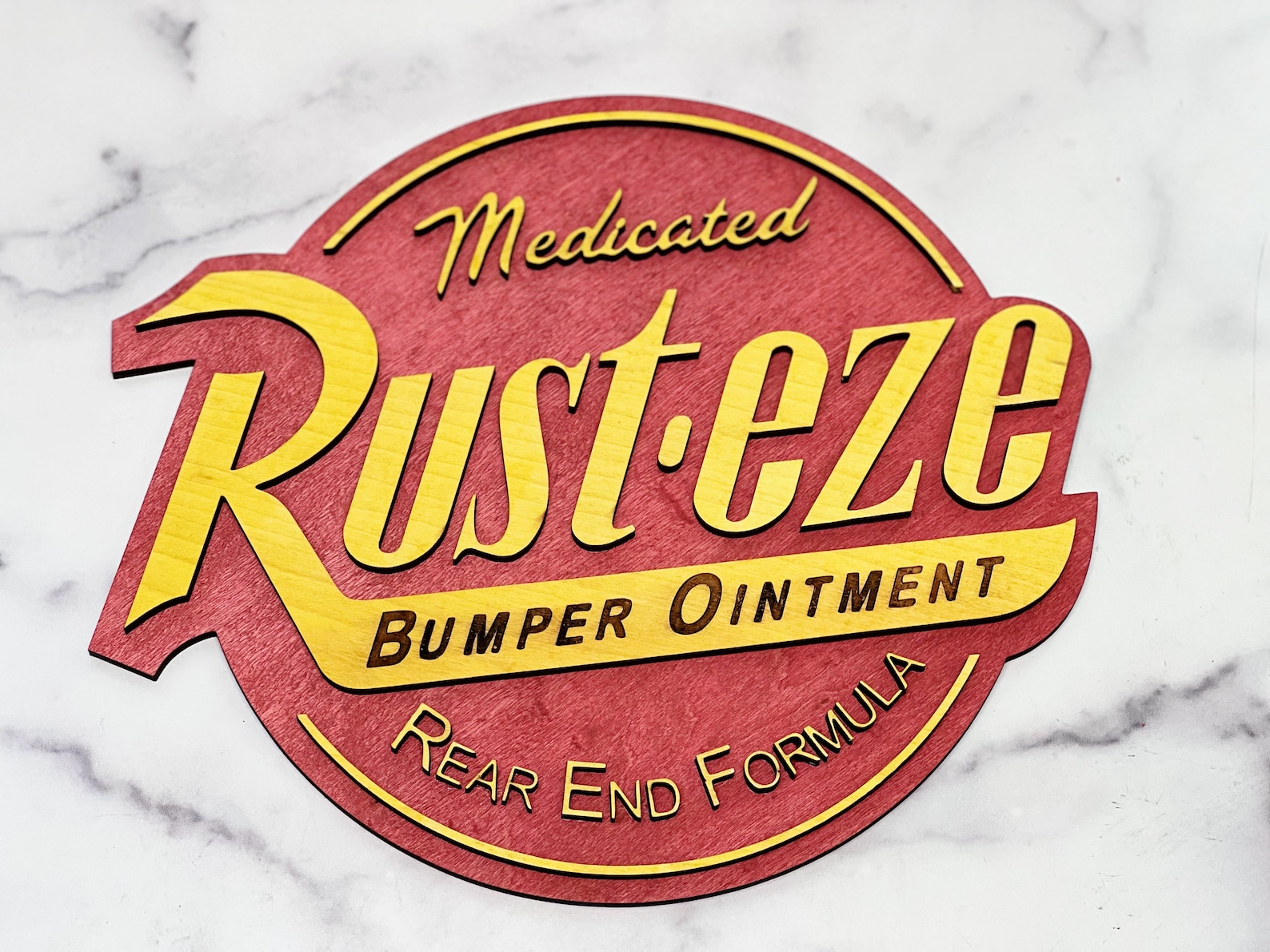 Disney Pixar Cars Inspired Rust-eze Sign - Etsy